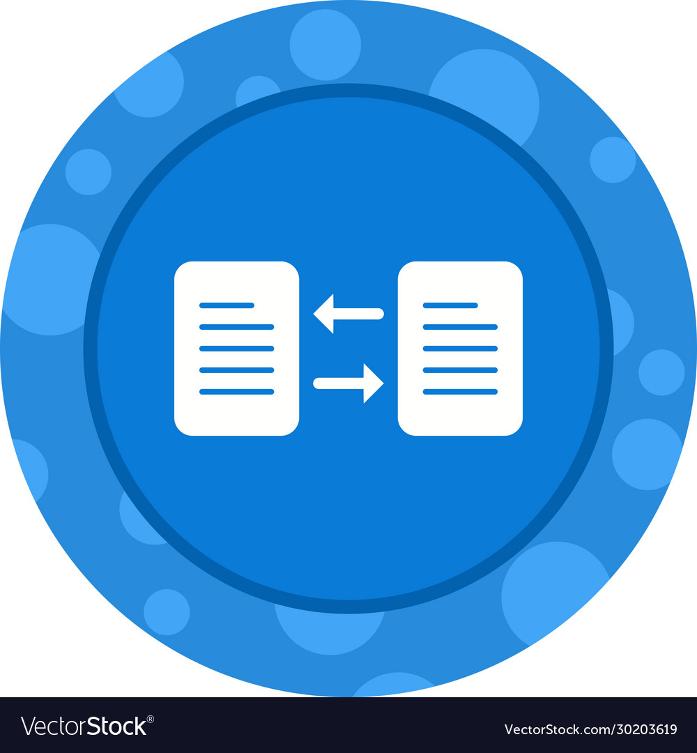 Unique file transfer glyph icon Royalty Free Vector Image Unique file transfer glyph icon Royalty Free Vector Image