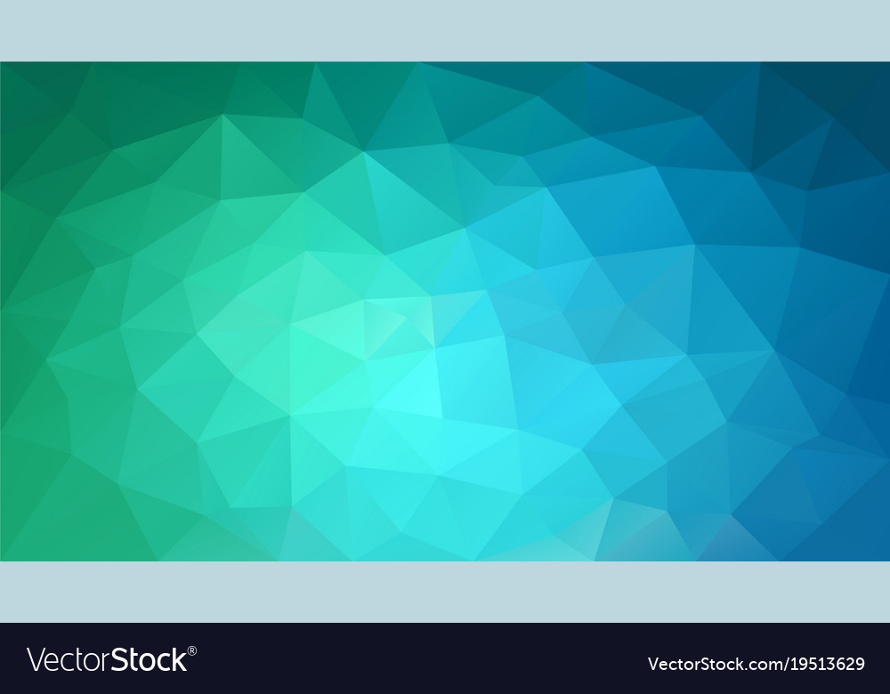 Polygonal background blue green Royalty Free Vector Image Polygonal background blue green Royalty Free Vector Image