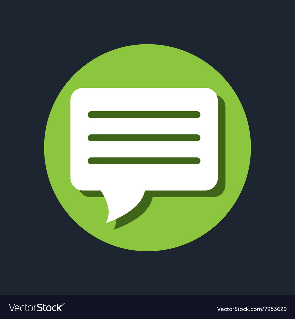 Speech bubble design Royalty Free Vector Image