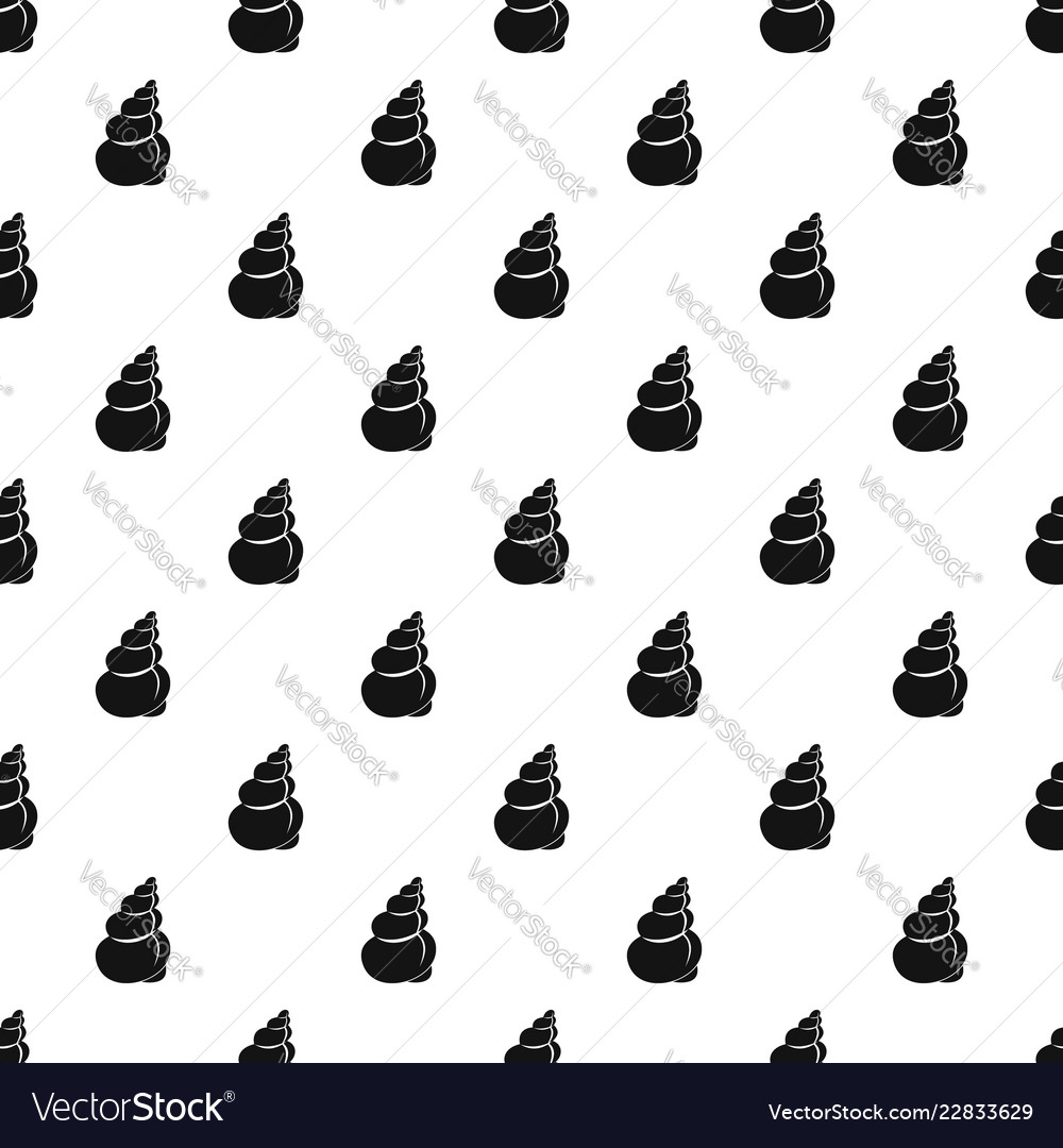 Twisted shell pattern seamless Royalty Free Vector Image