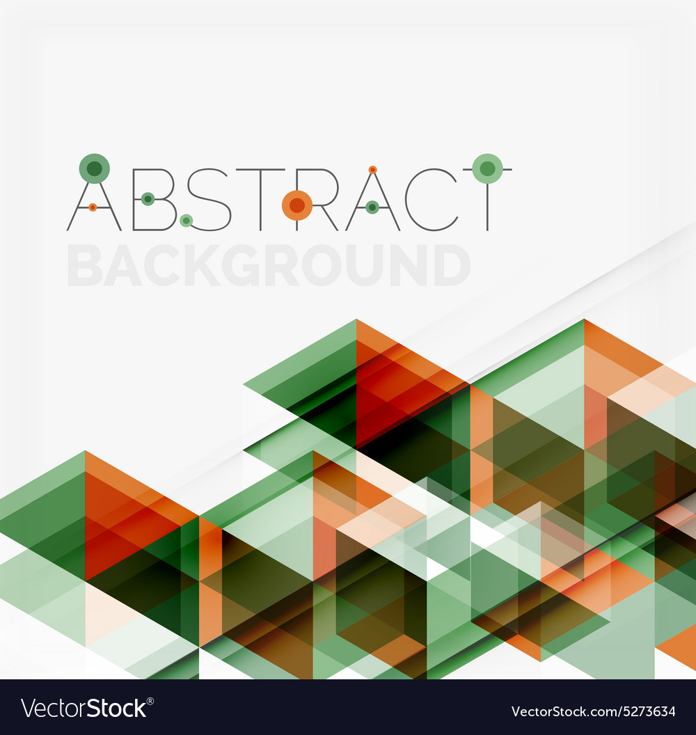 Abstract geometric background modern overlapping Vector Image