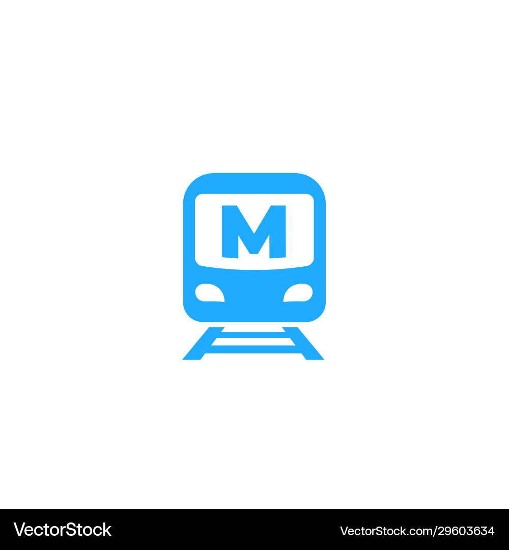 Metro icon Royalty Free Vector Image - VectorStock