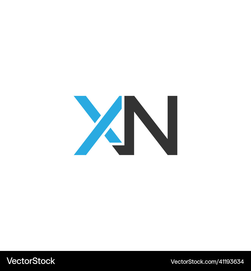 Xn or nx abstract outstanding professional Vector Image