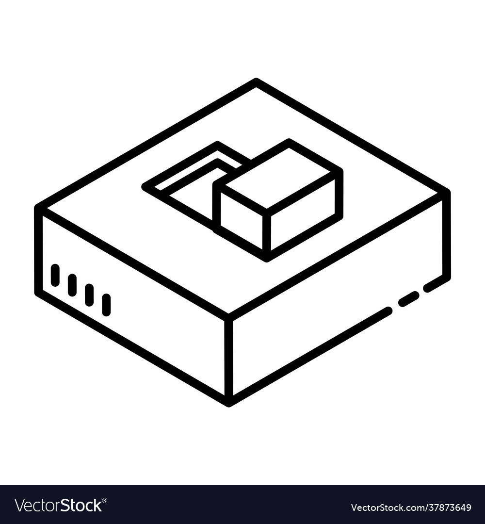 Toggle board Royalty Free Vector Image - VectorStock