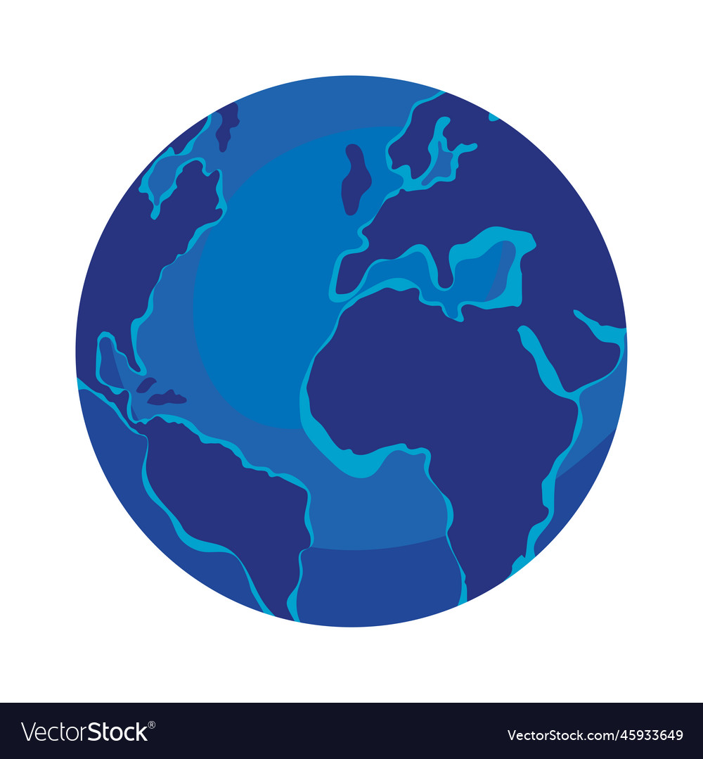 World map icon Royalty Free Vector Image - VectorStock