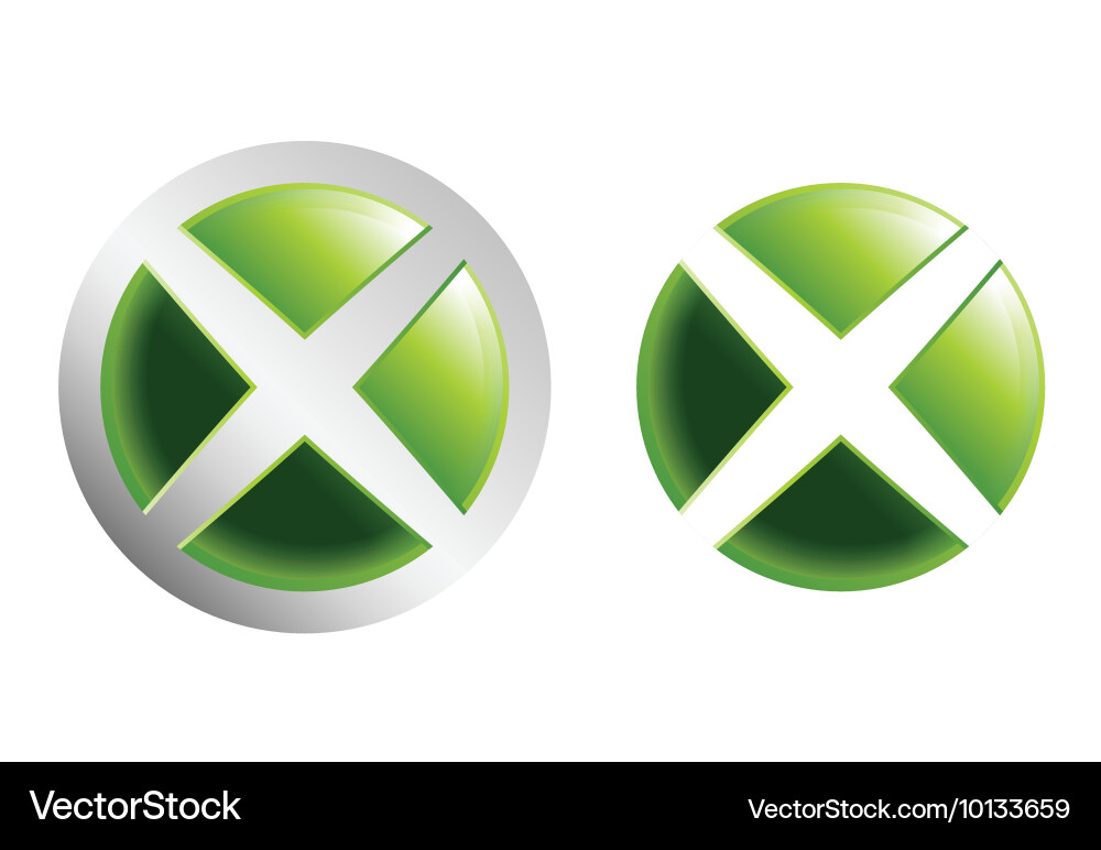 Glossy Buttons Royalty Free Vector Image Vectorstock