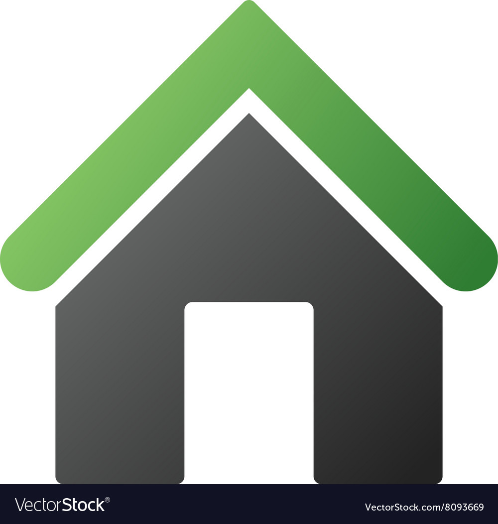 Home gradient icon Royalty Free Vector Image - VectorStock