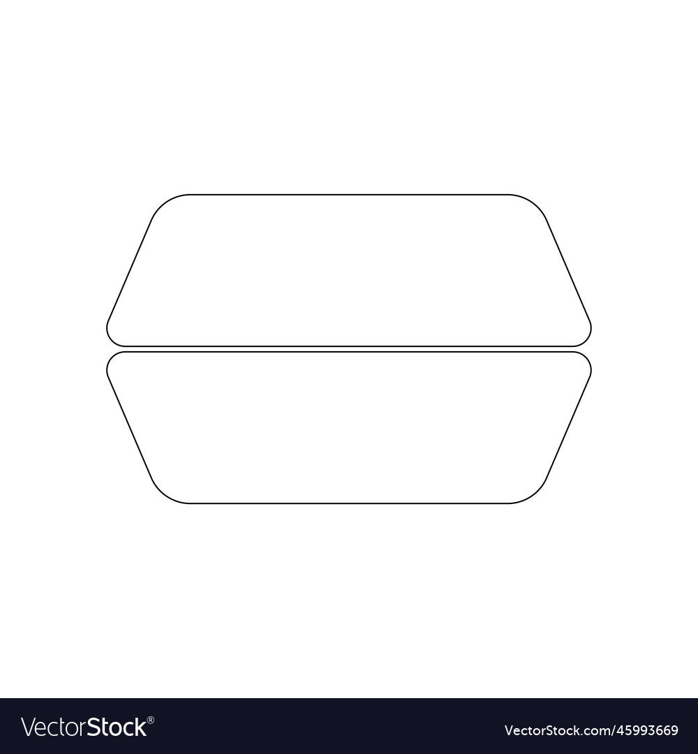 Styrofoam lunch box icon Royalty Free Vector Image Styrofoam lunch box icon Royalty Free Vector Image