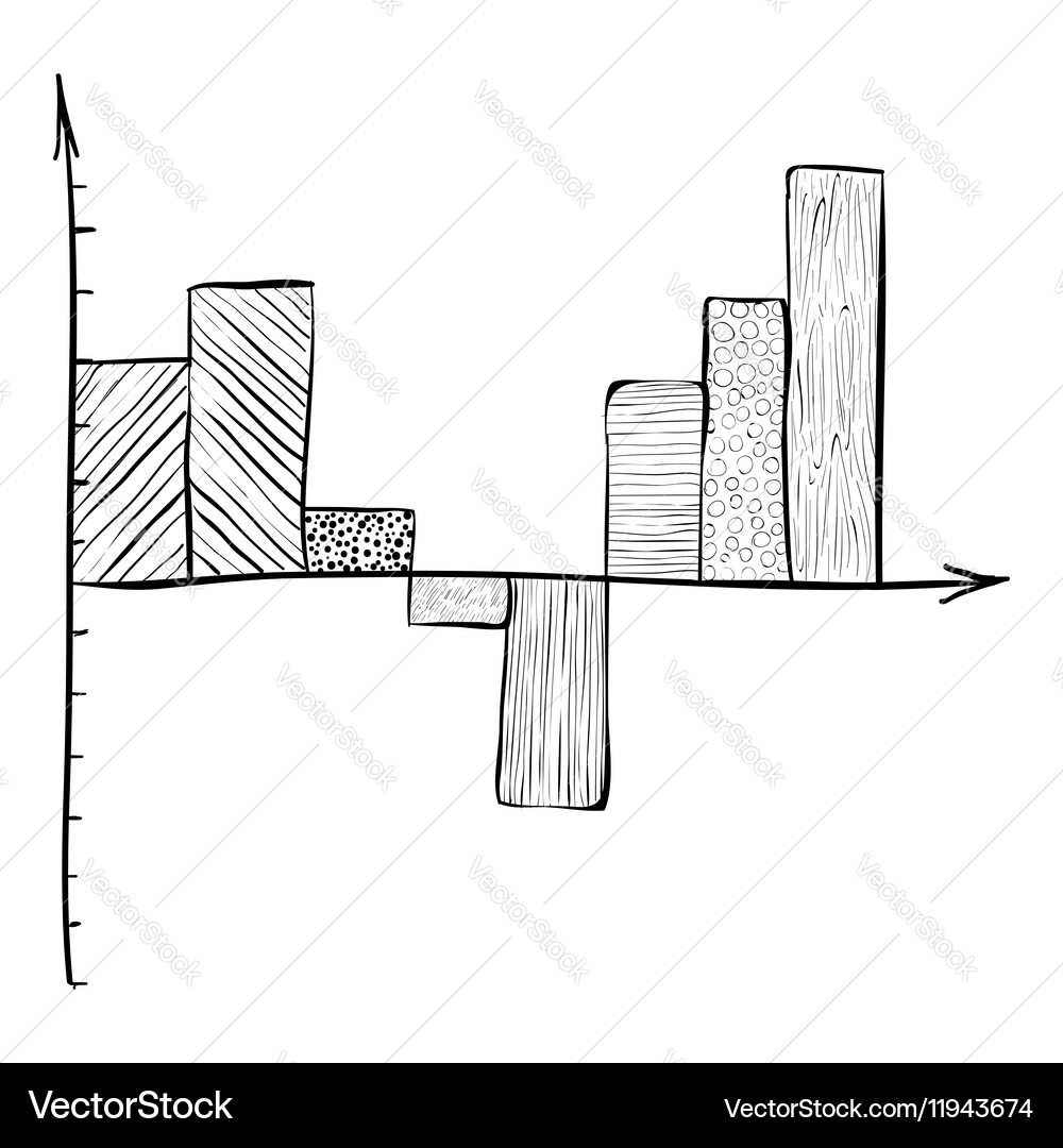 Schema infographics hand drawn style Royalty Free Vector