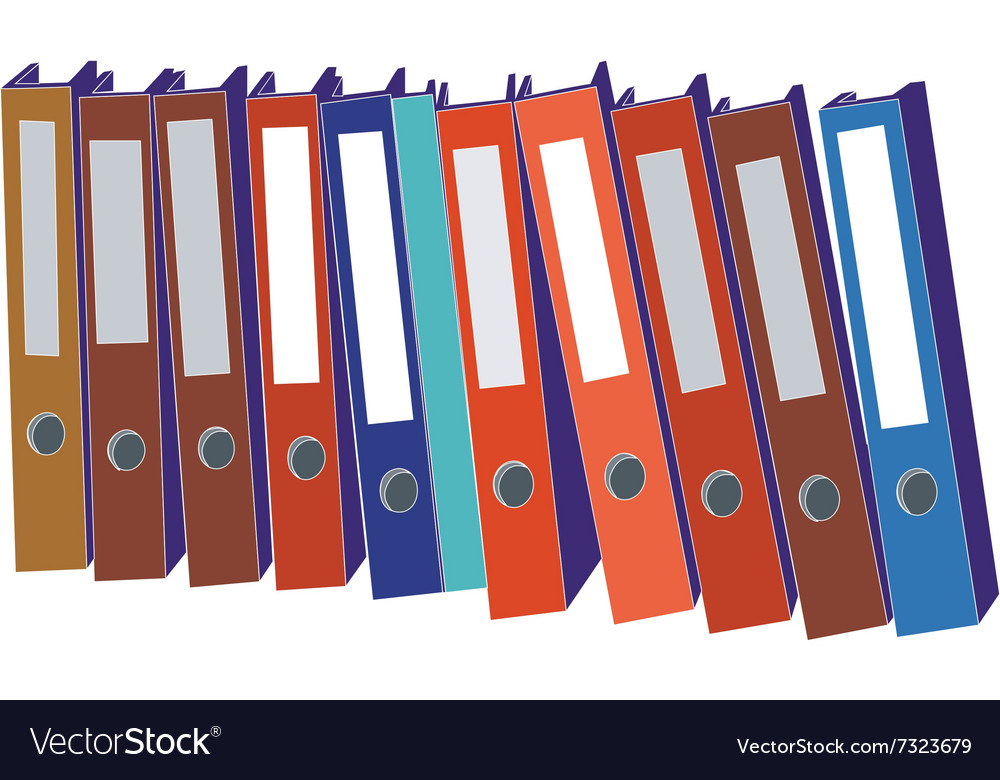 Folder 05 Royalty Free Vector Image - VectorStock