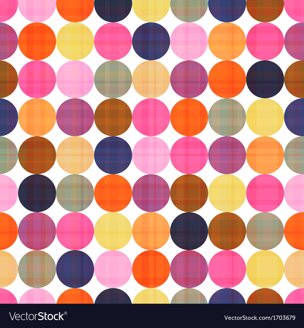 Seamless circle texture background Royalty Free Vector Image
