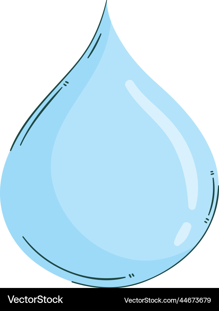 Water drop nature resource Royalty Free Vector Image