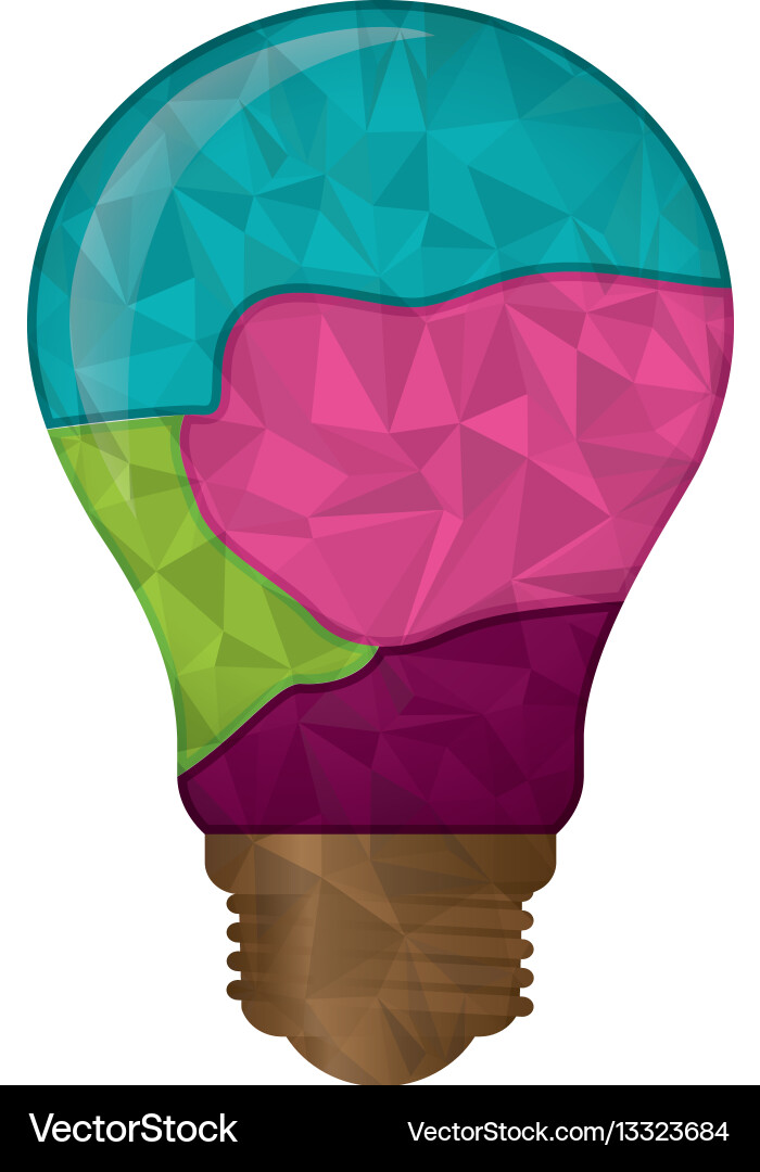 Bulb big idea Royalty Free Vector Image - VectorStock