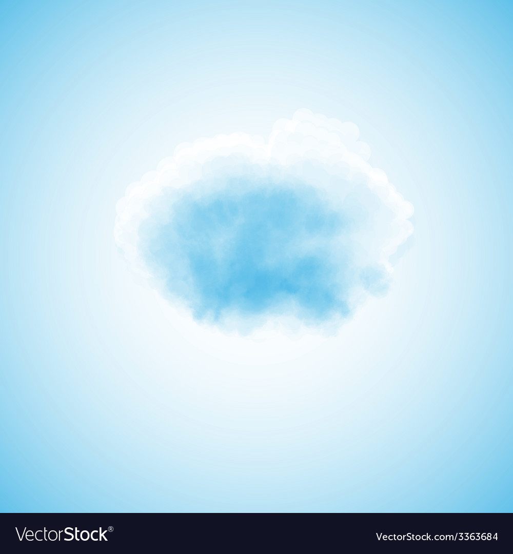 Cloud background Royalty Free Vector Image - VectorStock