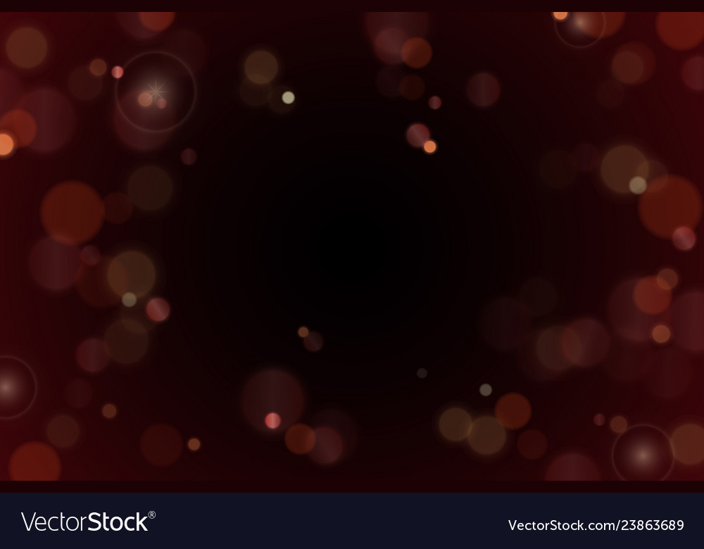 Bokeh On Black Royalty Free Vector Image - Vectorstock