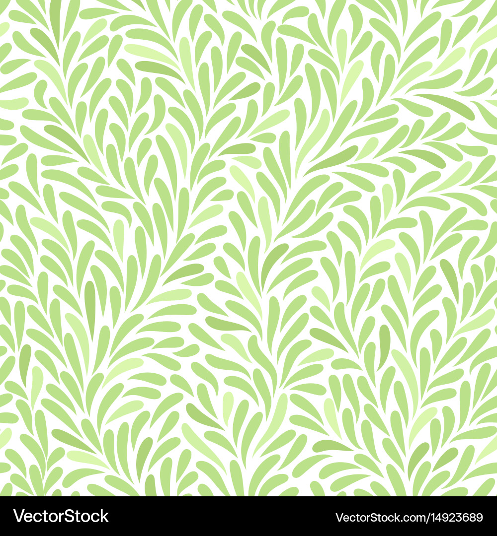 Seamless pattern with leafs Royalty Free Vector Image
