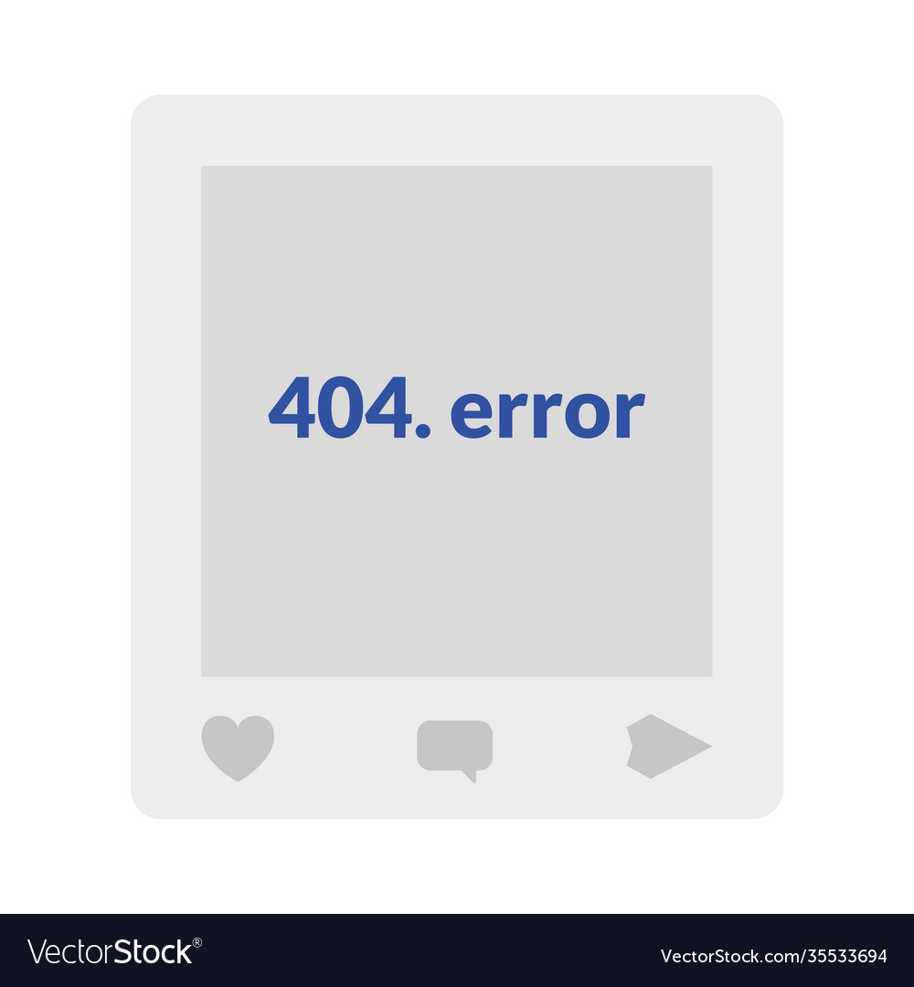 Error web design Royalty Free Vector Image - VectorStock