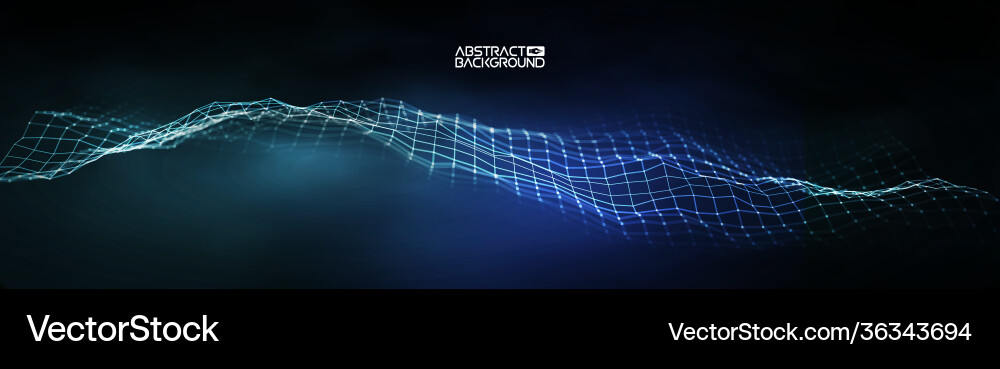 Futuristic blue technology Royalty Free Vector Image