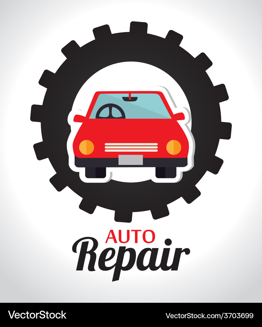 Garage design Royalty Free Vector Image - VectorStock
