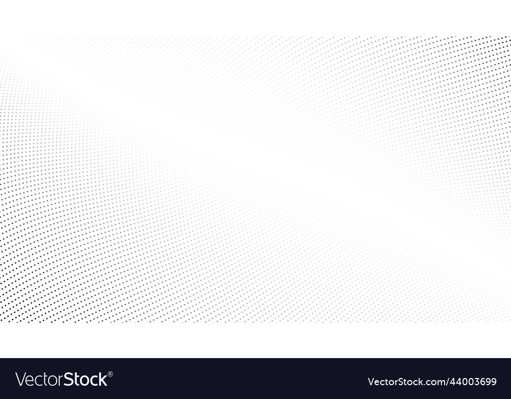 Halftone wave lines background abstract dotted Vector Image