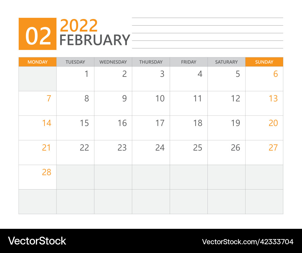 Printable Calendar February 2022
