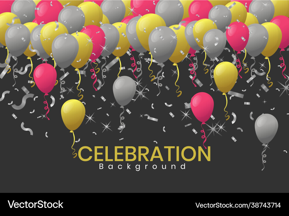 Celebration wallpaper Royalty Free Vector Image