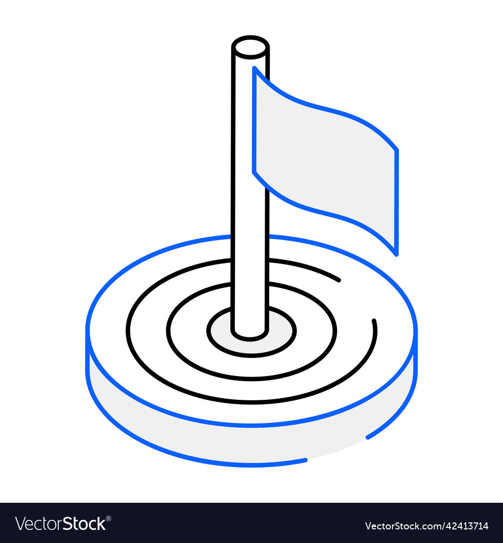 Flagpole Royalty Free Vector Image - VectorStock