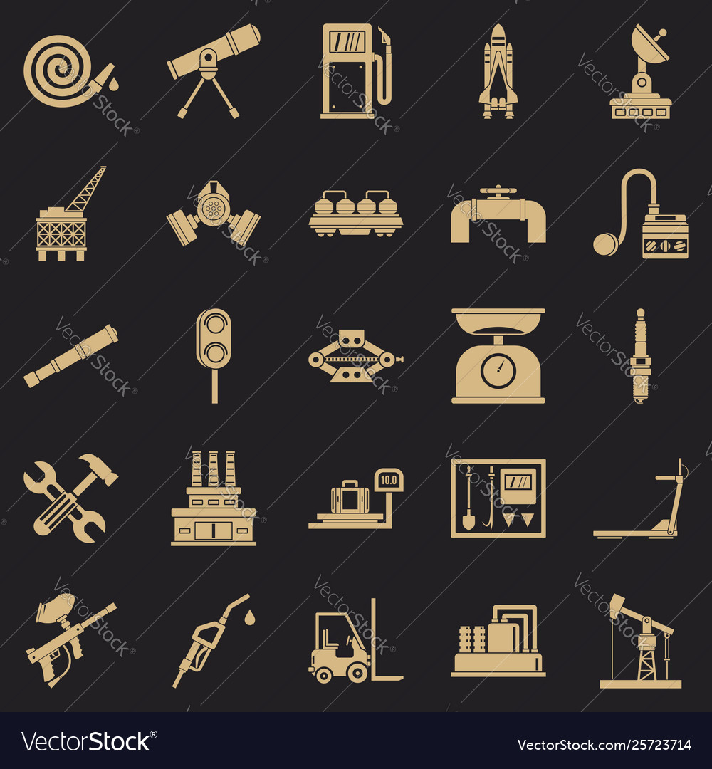 Tackle icons set simple style Royalty Free Vector Image Tackle icons set simple style Royalty Free Vector Image