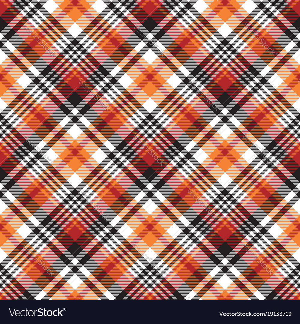Orange plaid seamless fabric texture Royalty Free Vector Orange plaid seamless fabric texture Royalty Free Vector