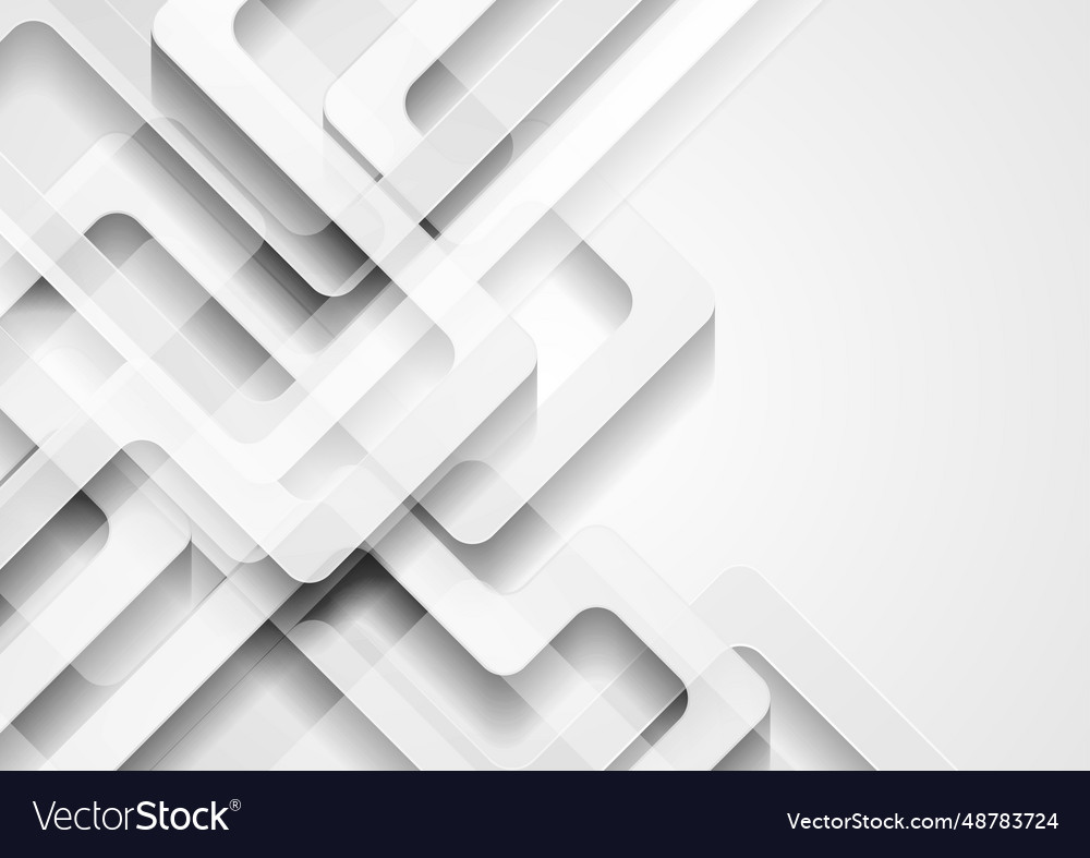 Abstract light grey technology geometric Vector Image Abstract light grey technology geometric Vector Image