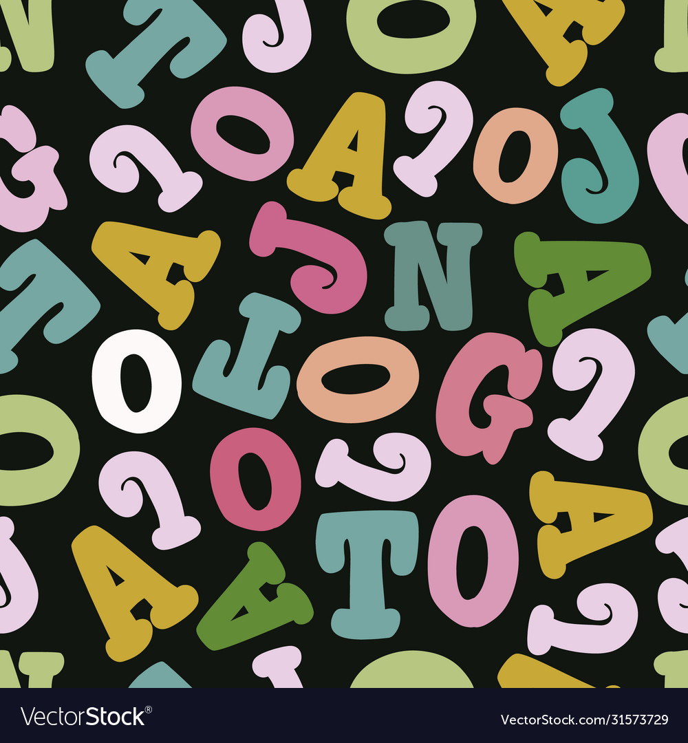 Black seamless pattern background Royalty Free Vector Image