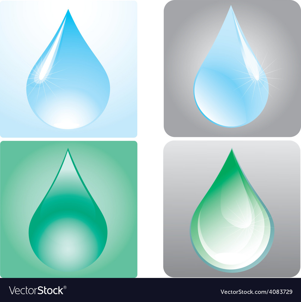 Drops Royalty Free Vector Image - VectorStock