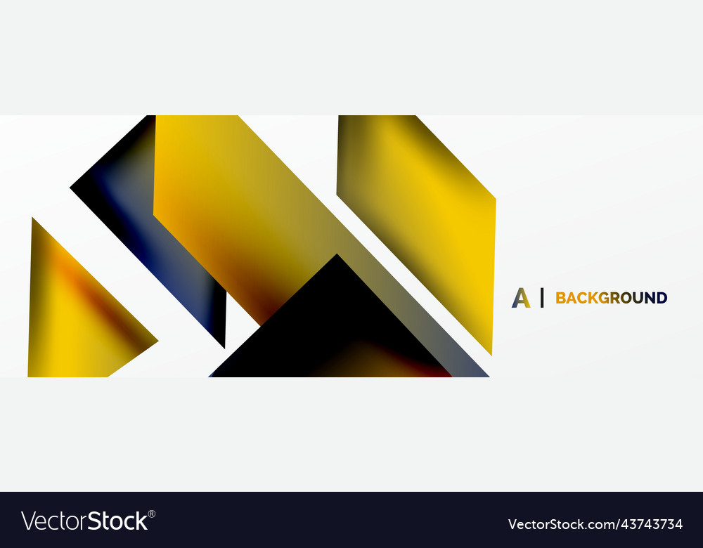 Abstract background simple color geometric shapes Vector Image