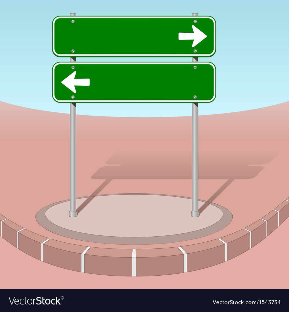 Left or right Royalty Free Vector Image - VectorStock