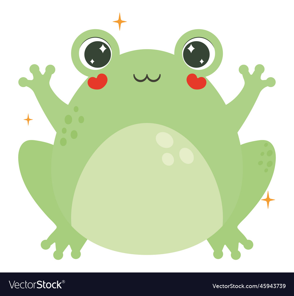 Cute frog Royalty Free Vector Image - VectorStock Cute frog Royalty Free Vector Image - VectorStock
