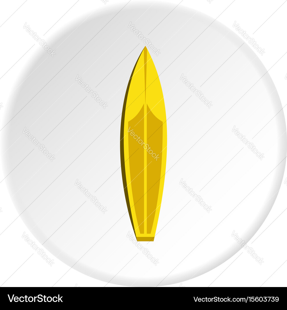 Surfboard icon circle Royalty Free Vector Image