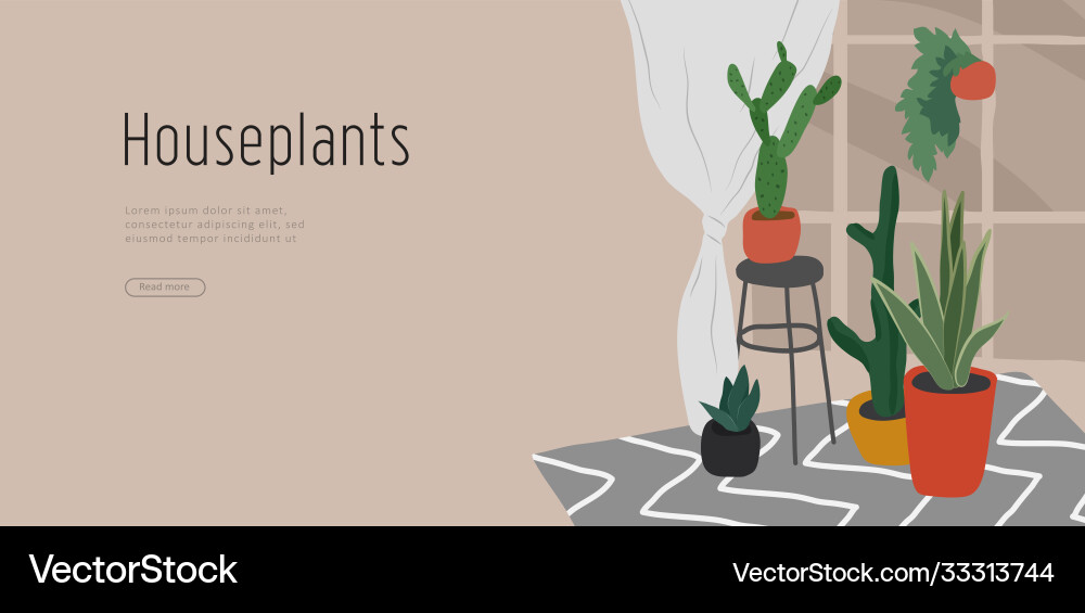 Landing page template with hand drawing Royalty Free Vector