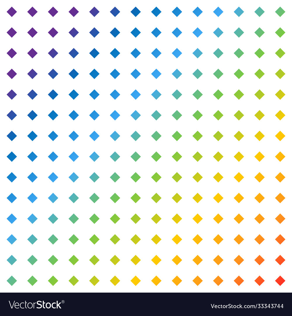 Square rainbow background pattern Royalty Free Vector Image