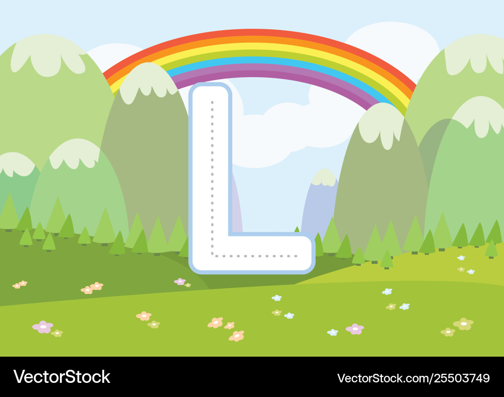 Abc trace color alphabet worksheets printables Vector Image