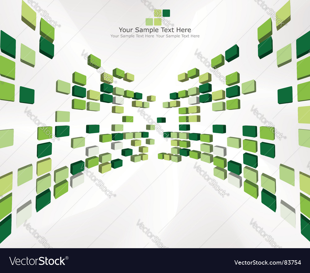 3d checked background Royalty Free Vector Image
