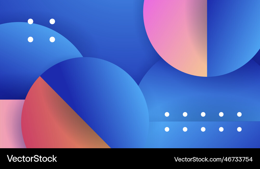 Abstract blue background with neon gradient Vector Image