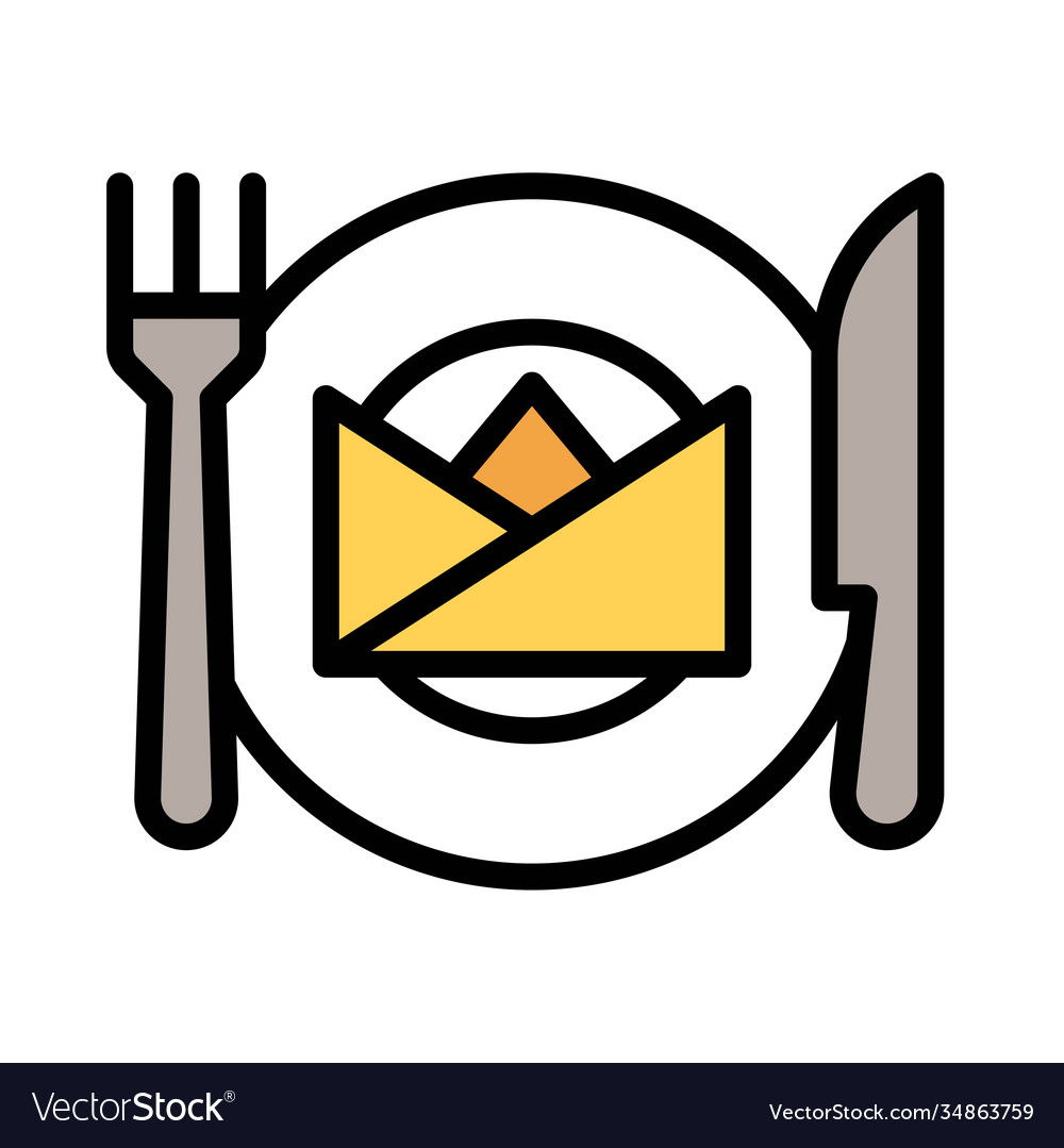 Cutlery icon thanksgiving related Royalty Free Vector Image