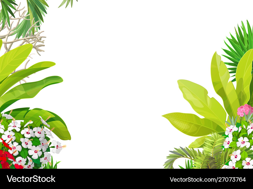 Cartoon sea border background Royalty Free Vector Image