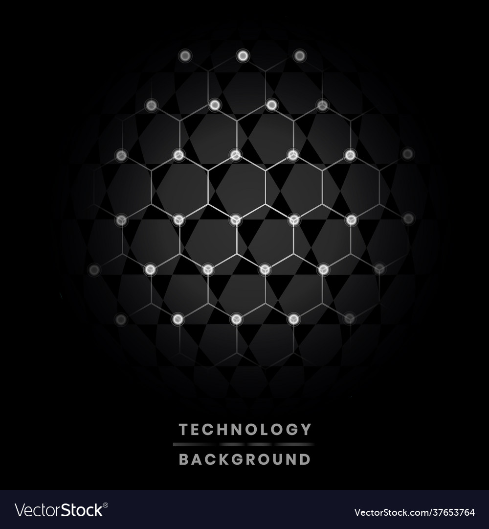 Network and technology background Royalty Free Vector Image