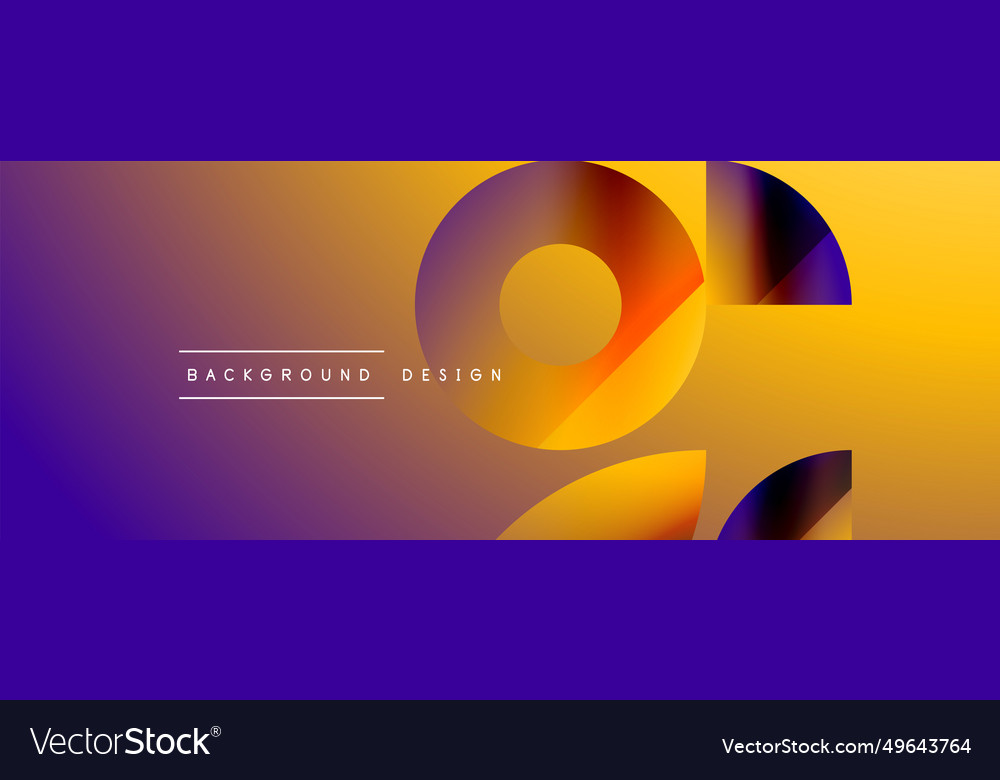 Simple geometric forms - dynamic Royalty Free Vector Image