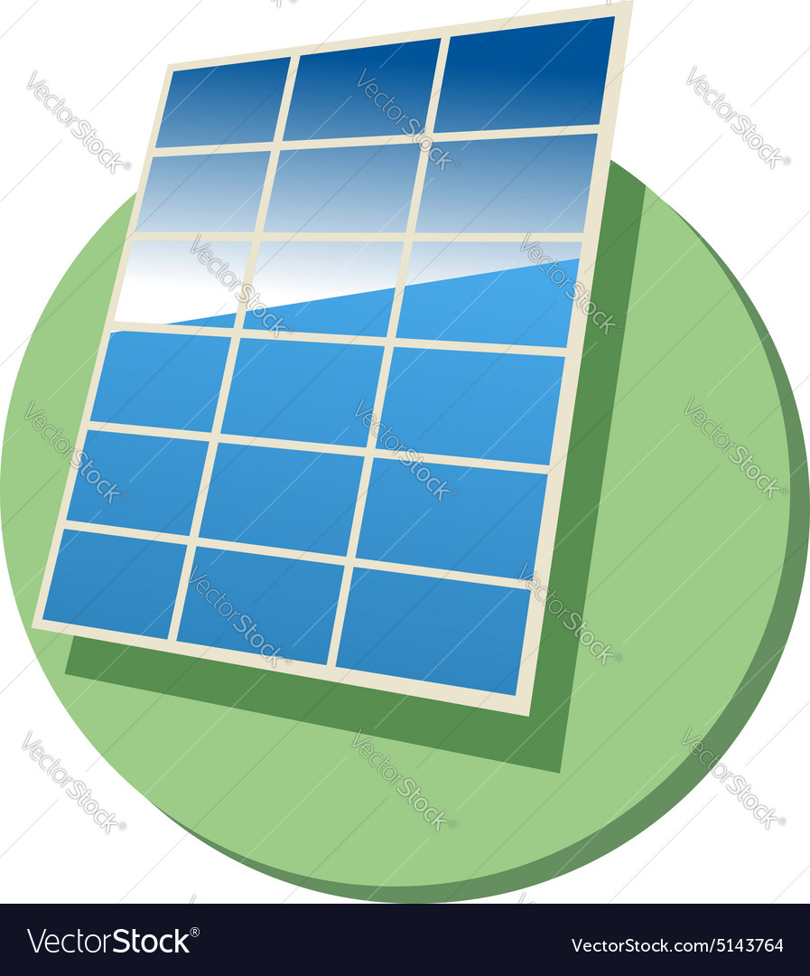 Solar panel Royalty Free Vector Image - VectorStock