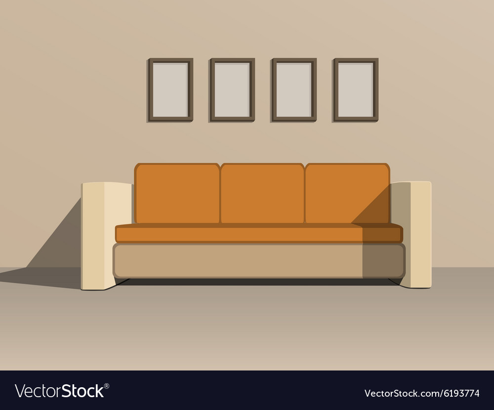 Sofa Royalty Free Vector Image - VectorStock