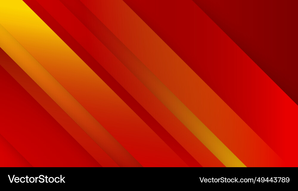 Dark red orange yellow geometric shapes abstract Vector Image