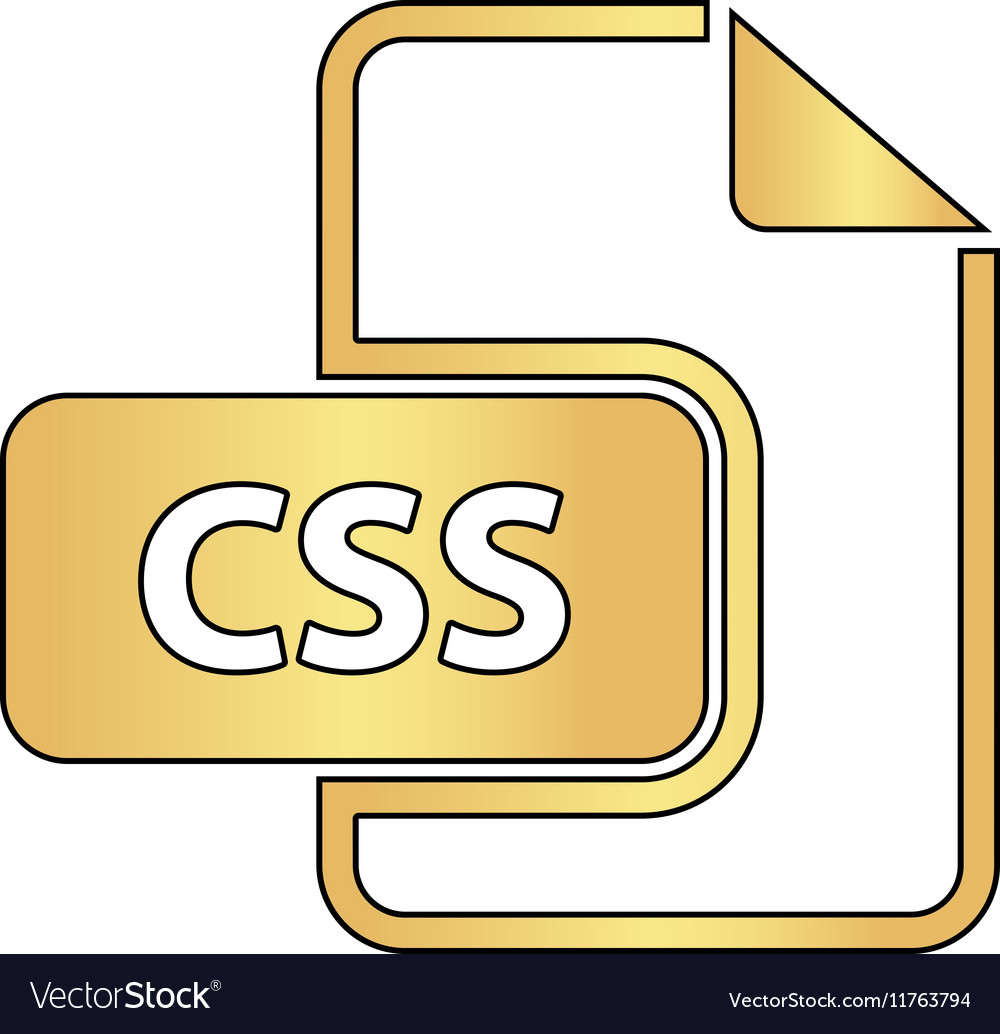 Css computer symbol Royalty Free Vector Image - VectorStock