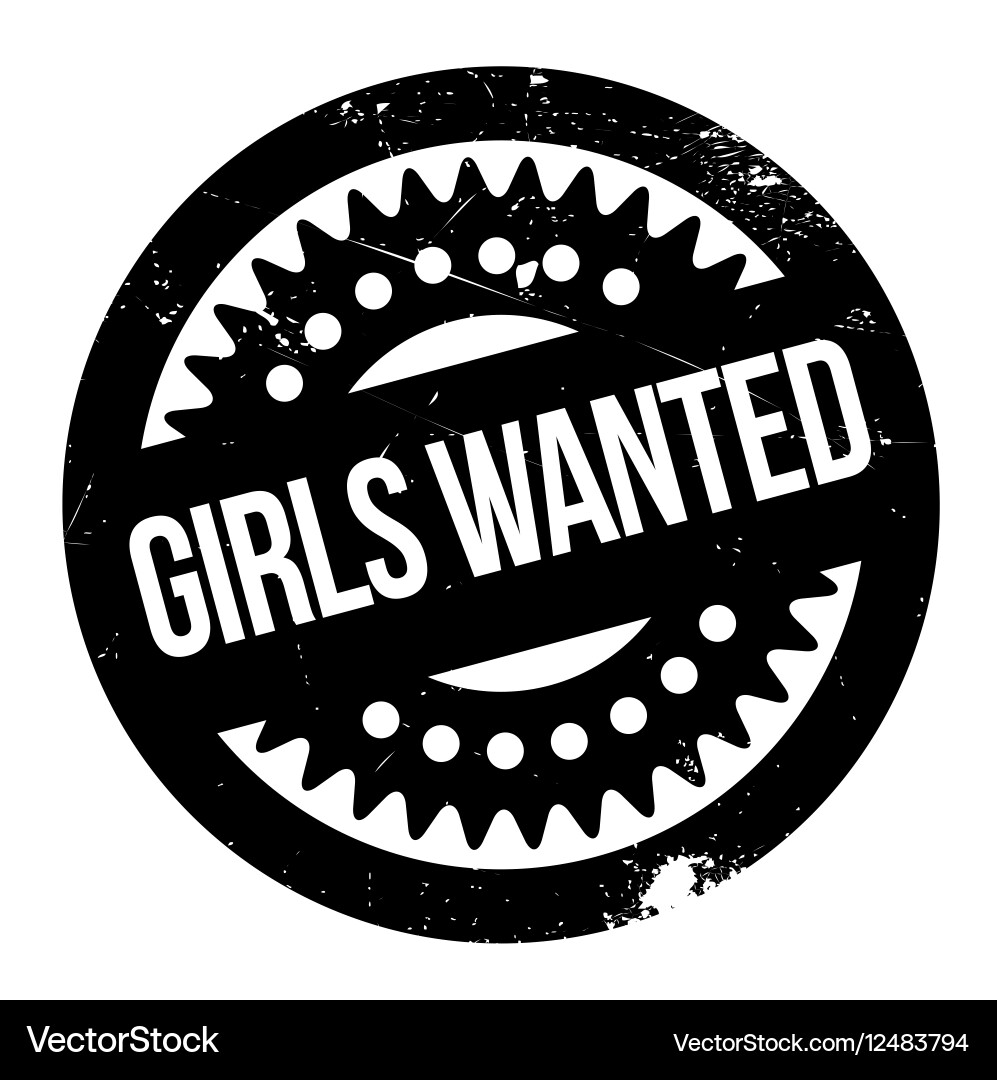 Girls Wanted rubber stamp Royalty Free Vector Image